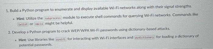 Solved 1. Build a Python program to enumerate and display | Chegg.com
