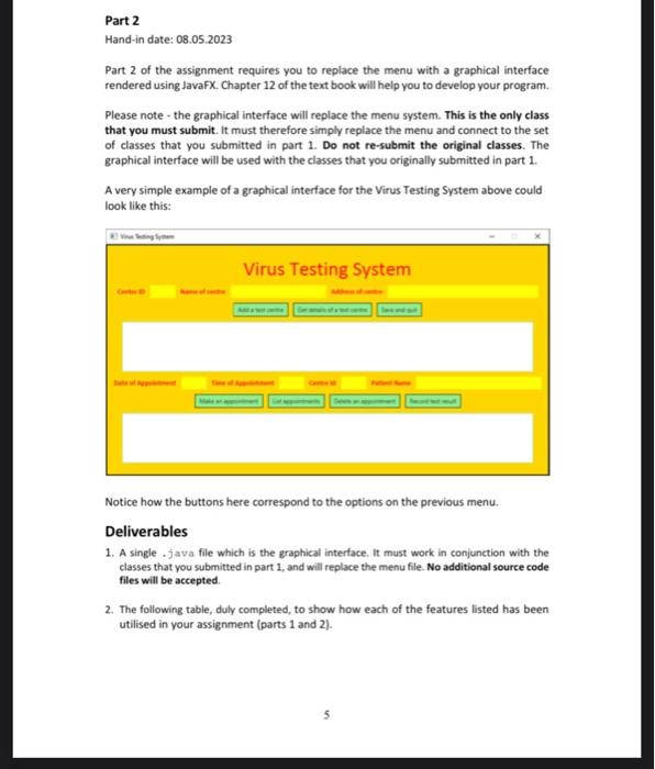 Part 2 Hand-in date: 08.05.2023 Part 2 of the | Chegg.com