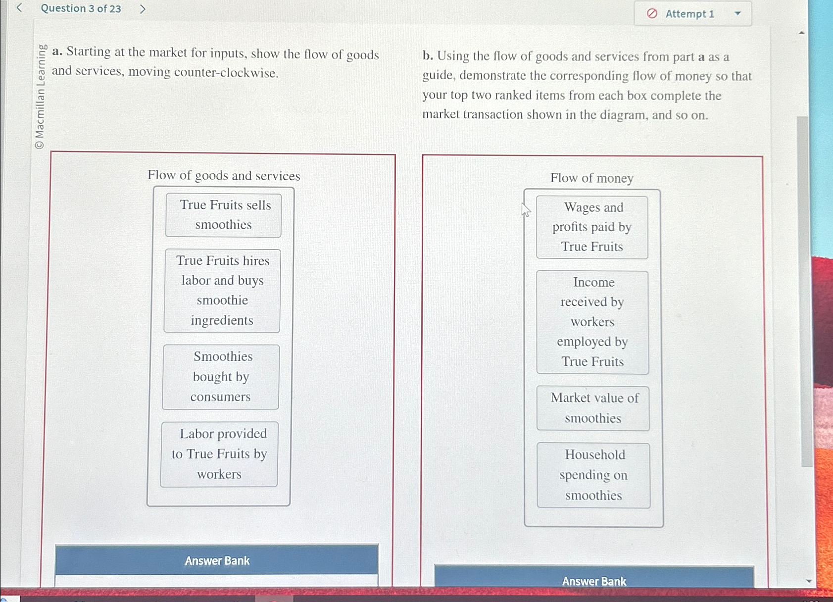 Solved Question 3 ﻿of 23Attempt 1a. ﻿Starting at the market | Chegg.com