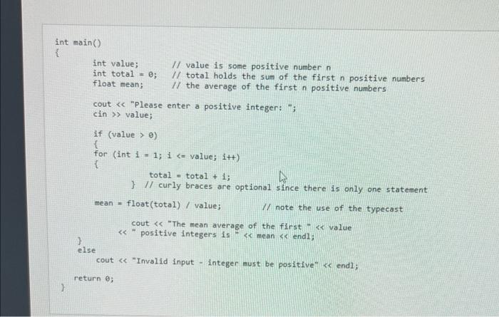 Solved 1/ This program has the user input a number n and | Chegg.com