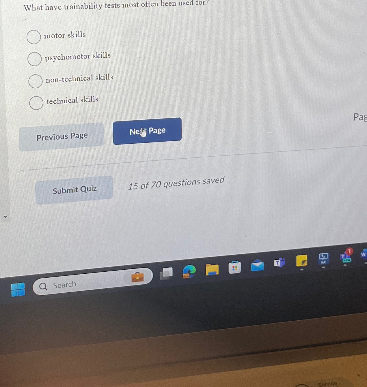Solved What have trainability tests most often been used | Chegg.com