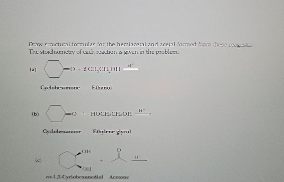 Solved Draw structural formulas for the hemiacetal and | Chegg.com