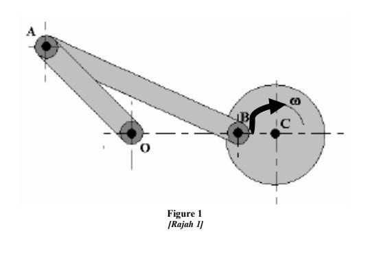 Solved Figure 1 shows a rocking lever mechanism in which | Chegg.com