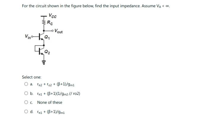 [Solved]: For the circuit shown in the figure belo