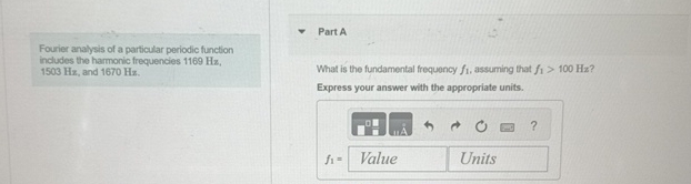 Solved Fourier analysis of a particular periodic function | Chegg.com