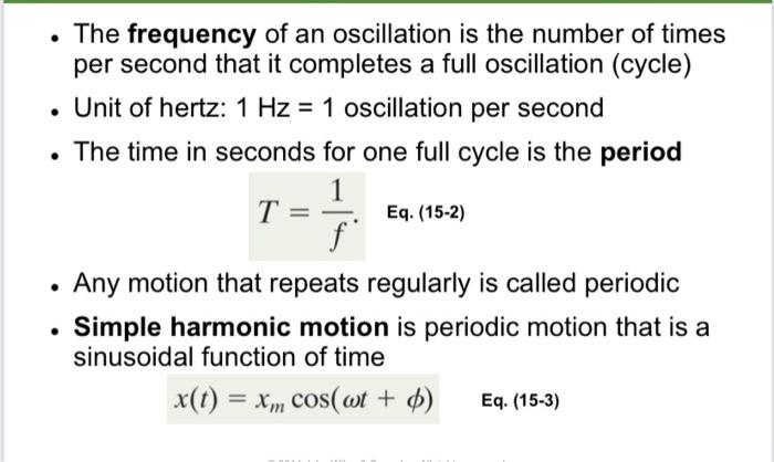 Solved Checkpoint 1 A particle undergoing simple harmonic | Chegg.com