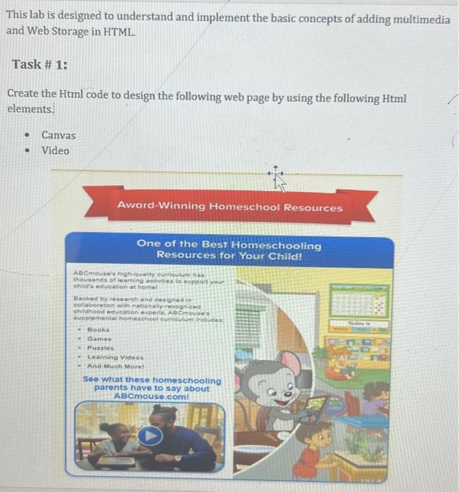 Solved This lab is designed to understand and implement the | Chegg.com