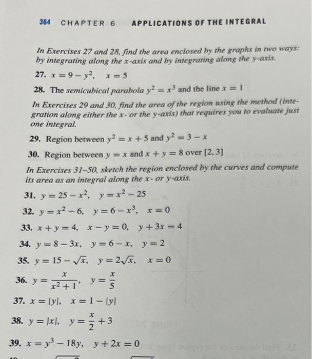 Solved In Exercises 27 and 28, find the area enclosed by the | Chegg.com