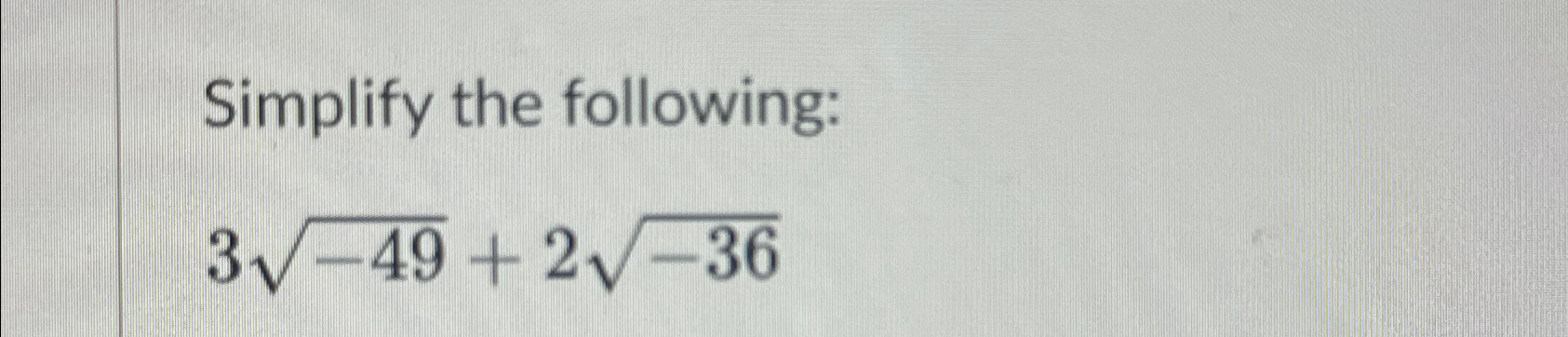 Solved Simplify the following:3-492+2-362 | Chegg.com