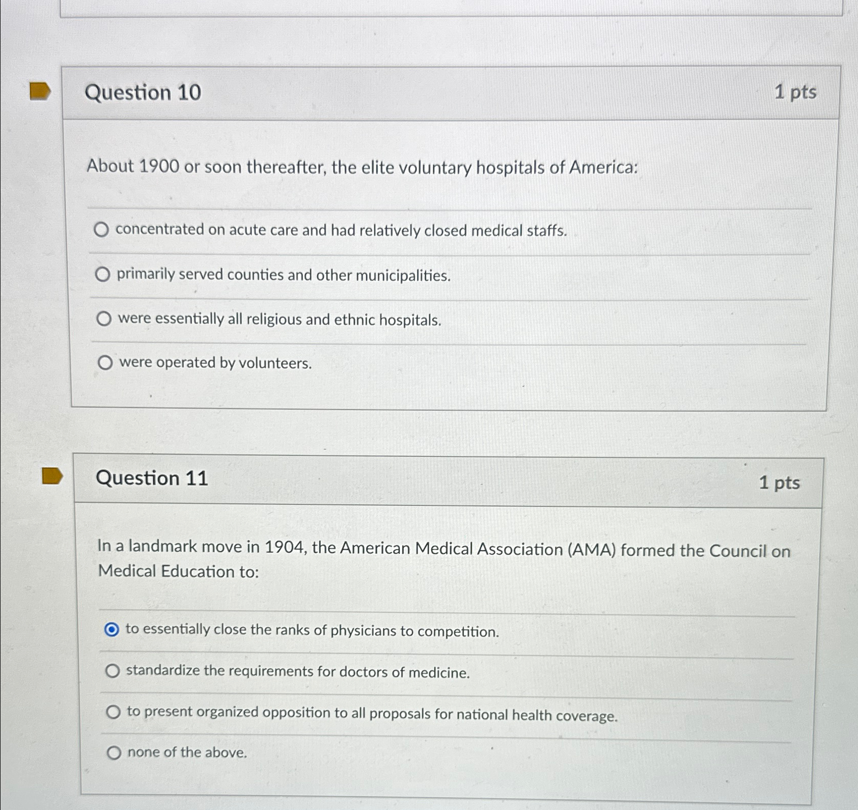 Solved Question 101ptsAbout 1900 ﻿or soon thereafter, the | Chegg.com