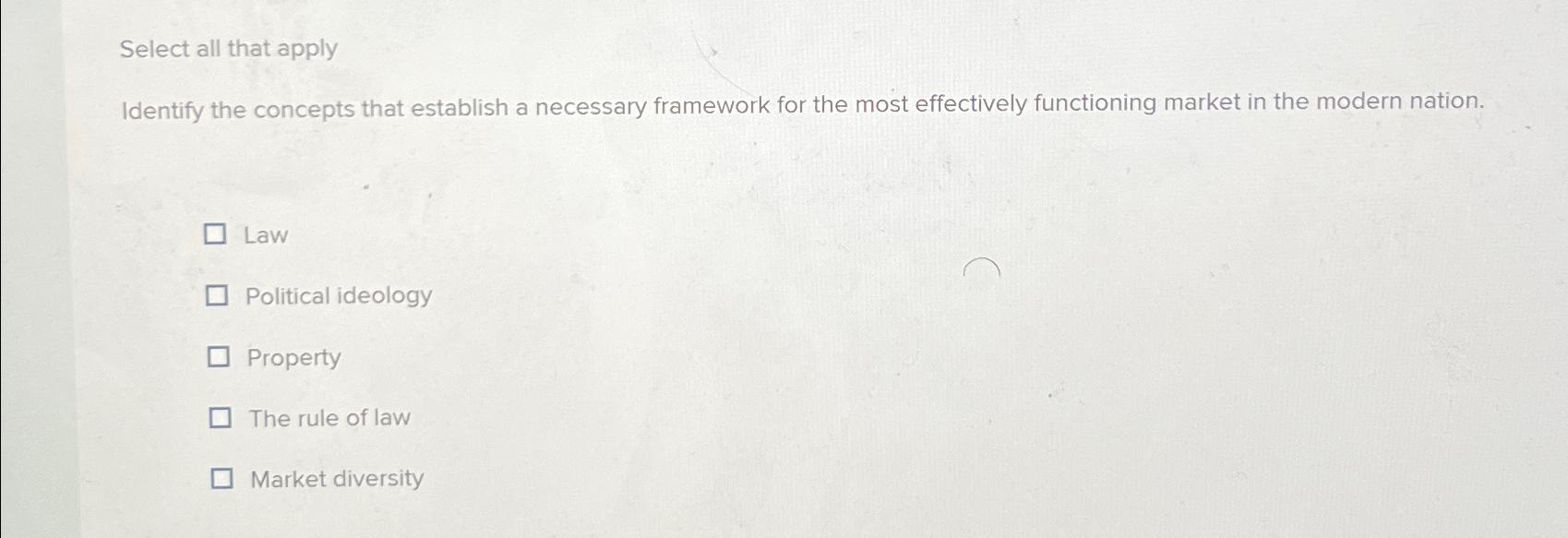 Solved Select all that applyIdentify the concepts that | Chegg.com