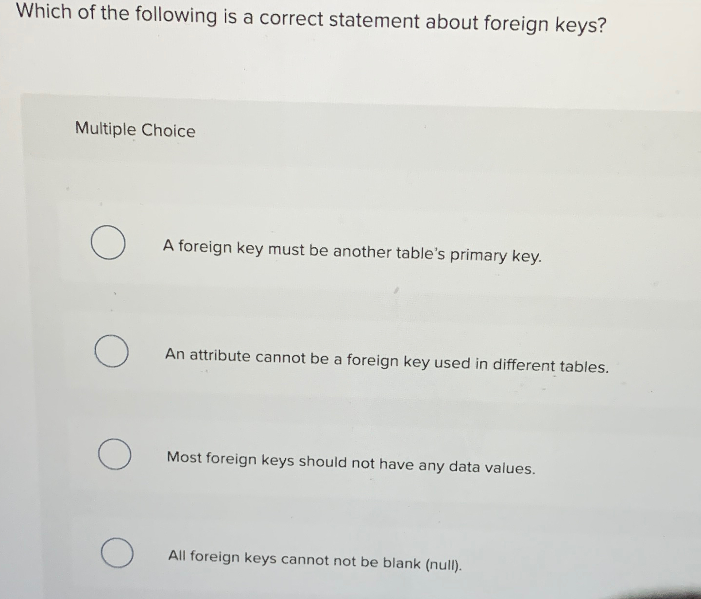 Solved Which of the following is a correct statement about | Chegg.com