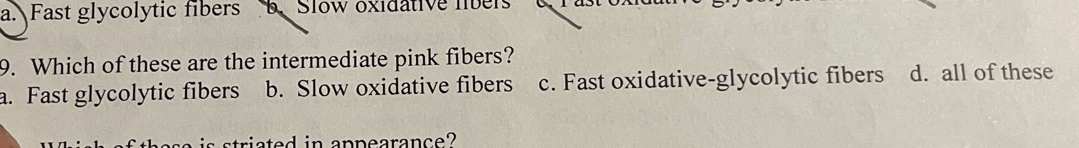 Solved 9. ﻿Which of these are the intermediate pink | Chegg.com