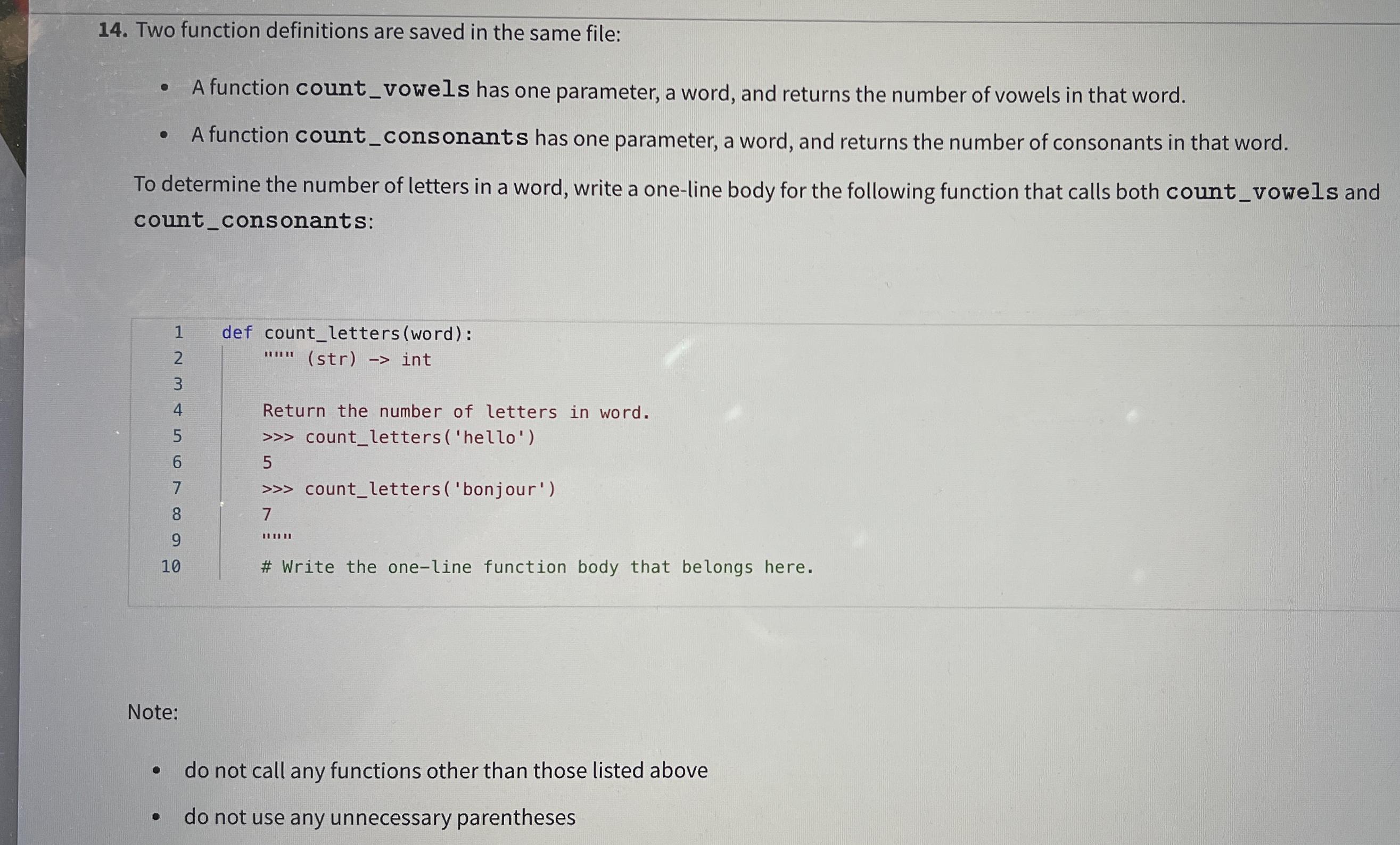 Solved Two function definitions are saved in the same file:A | Chegg.com