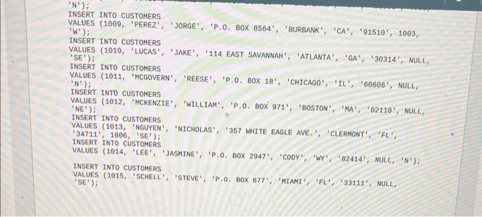 Solved You must use the SQL files attached to the assignment | Chegg.com