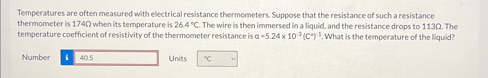 Solved Temperatures are often measured with electrical | Chegg.com