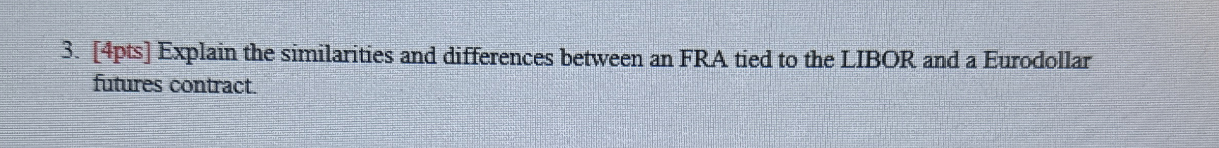 Solved [4pts] ﻿Explain the similarities and differences | Chegg.com