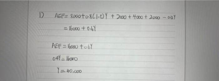 Solved Problem 1: Deriving the Aggregate Demand Function [10 | Chegg.com