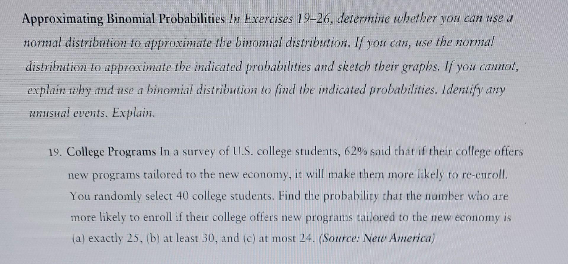 Solved Approximating Binomial Probabilities In Exercises | Chegg.com