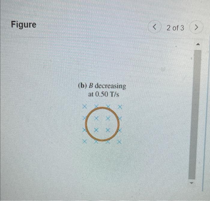 Solved The figure shows a 18-cm-diameter loop in three | Chegg.com