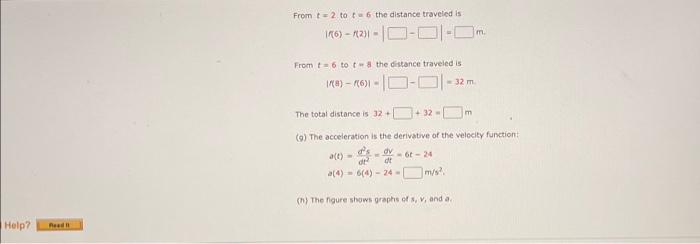 Solved EXAMPLE 9 The position of a particle is given by the | Chegg.com