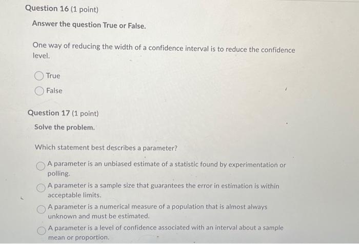 Solved Answer the question True or False. One way of | Chegg.com