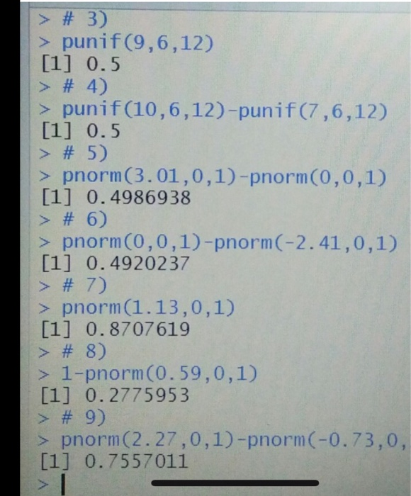 Solved how to find the pnorm & punif in my calculador ti 83 | Chegg.com