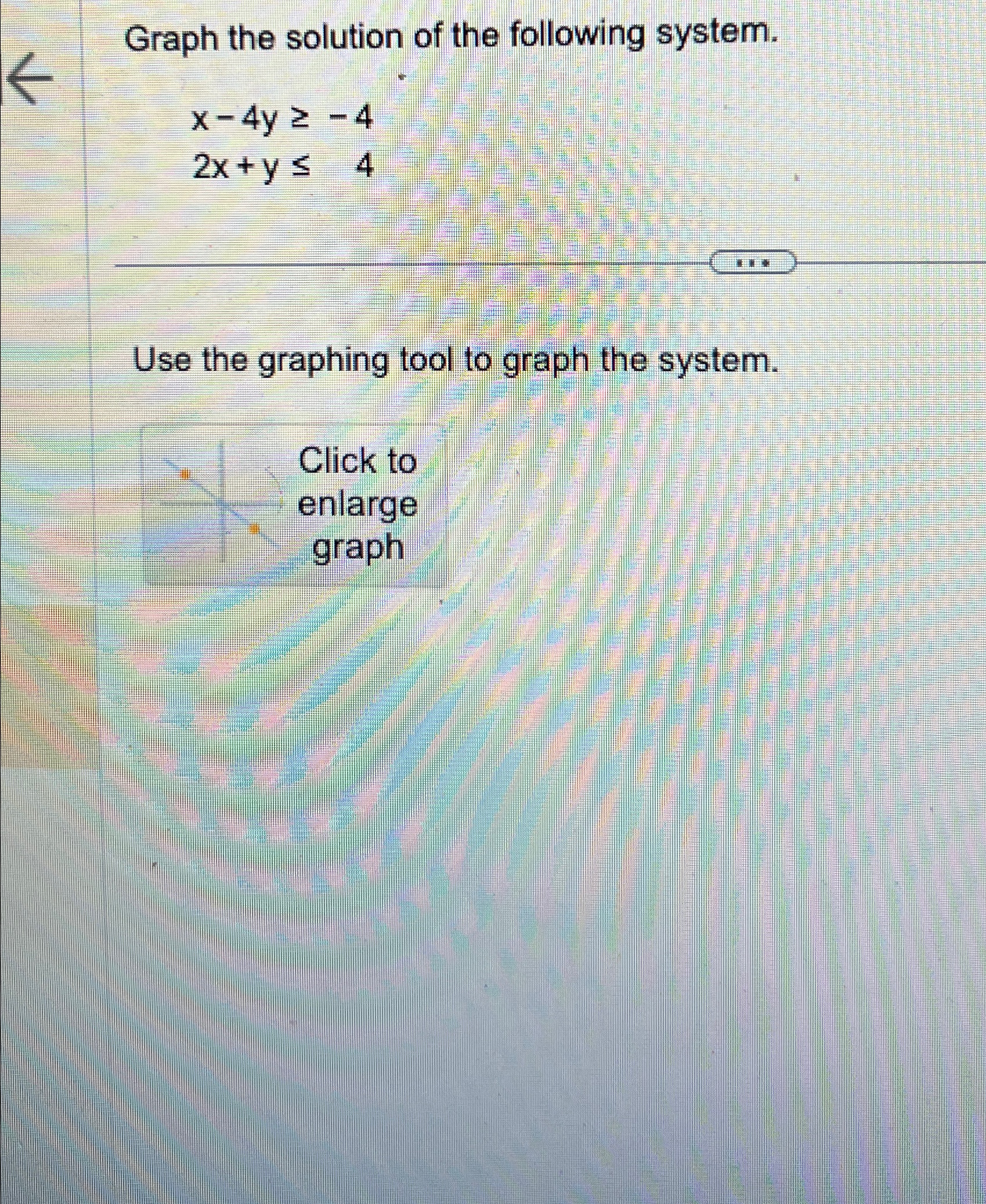 Solved Graph the solution of the following | Chegg.com