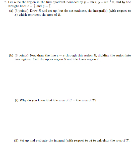 Solved Let R ﻿be the region in the first quadrant bounded by | Chegg.com