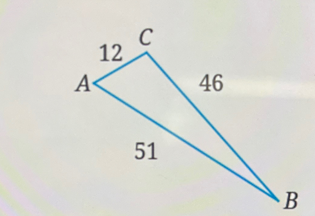 Solved Solve triangle a,b,c | Chegg.com