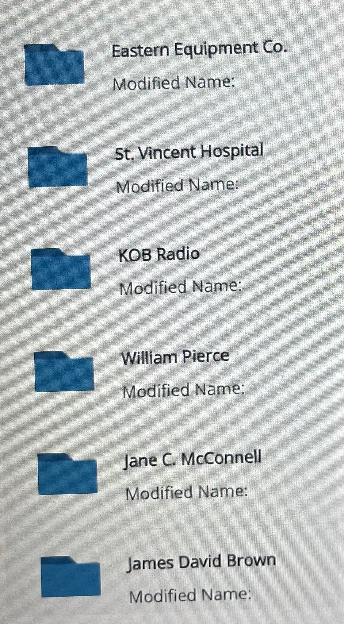 Solved Eastern Equipment Co.Modified Name:St. ﻿Vincent | Chegg.com