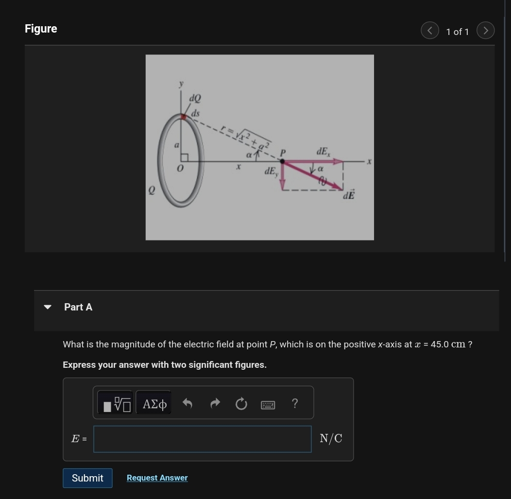 Solved Figure1 ﻿of 1Part AWhat is the magnitude of the | Chegg.com