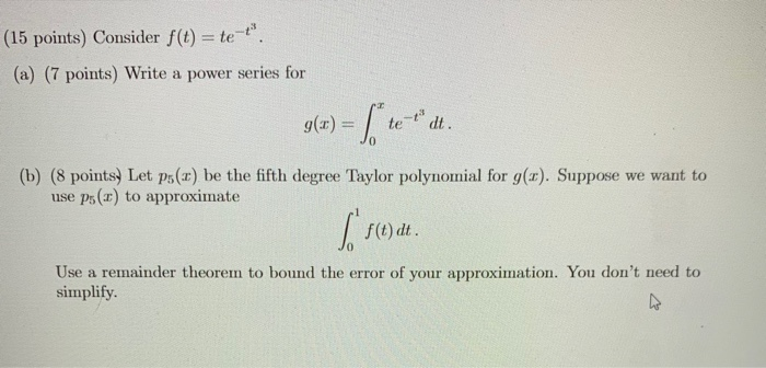 (18 points) Determine whether the following series | Chegg.com