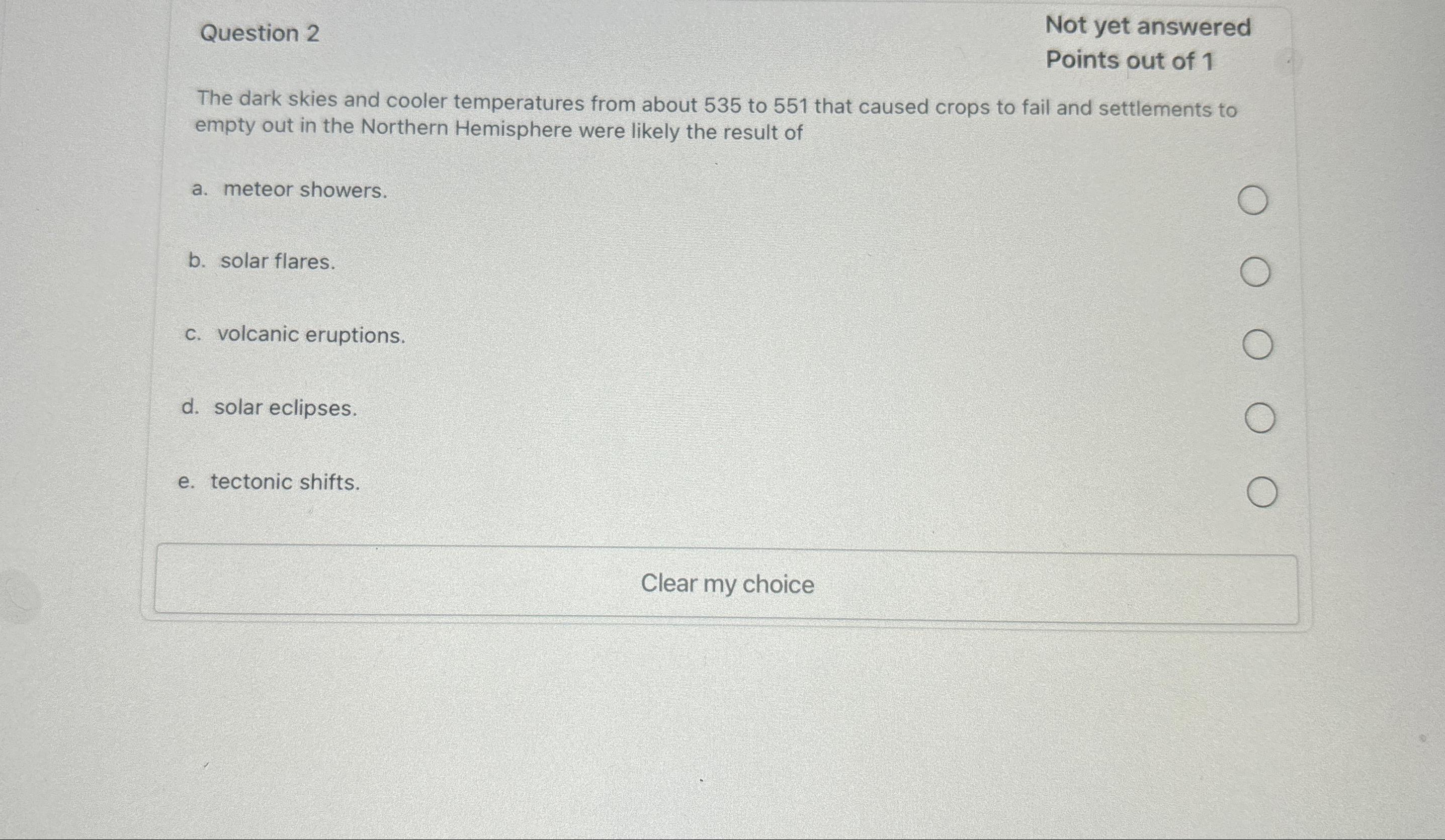 Solved Question 2Not yet answered Points out of 1The dark | Chegg.com
