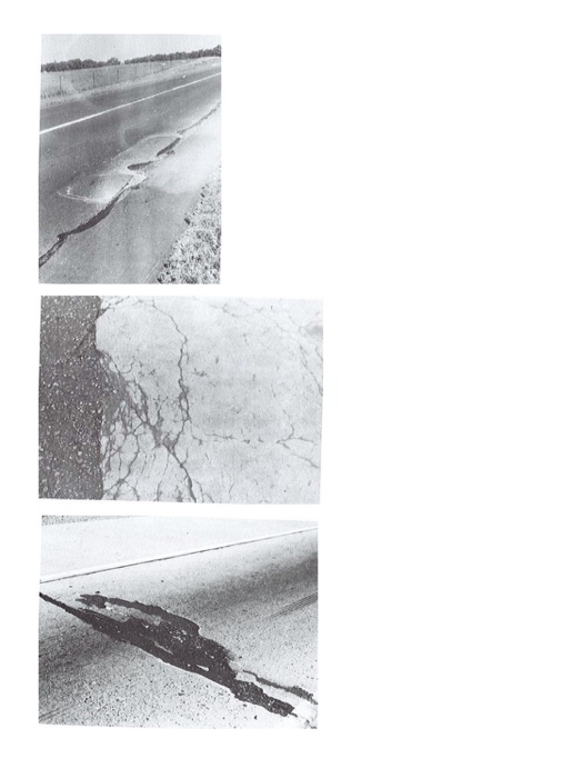 Solved PROBLEM 2 (50) Identify the pavement distress types. | Chegg.com