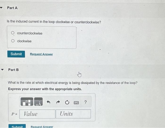 Solved A circular loop of wire with radius 0.0410 m and | Chegg.com