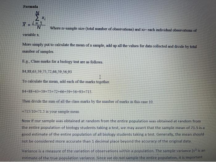 Solved 7) Calculate the mean and the variance for kernel | Chegg.com
