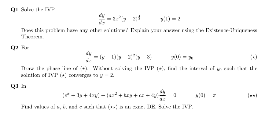 Solved Solve the IVP: ,(dy)/(dx)=√(()x)cos^(2)y,y(4)=(\pi | Chegg.com
