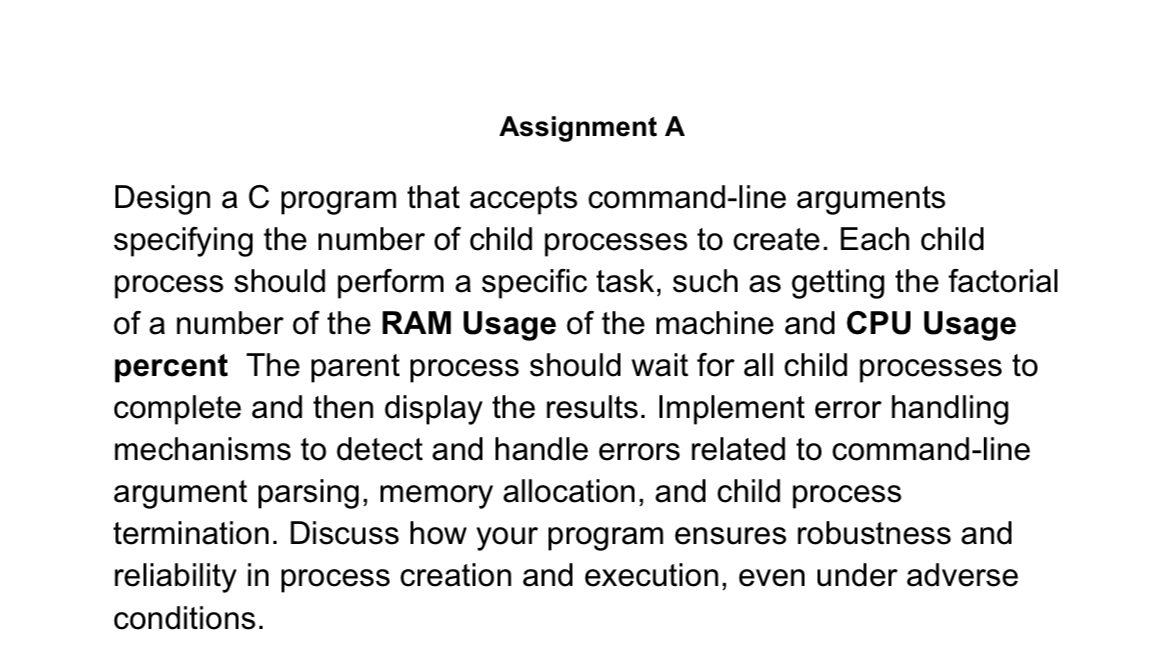 Solved Assignment ADesign a C ﻿program that accepts | Chegg.com