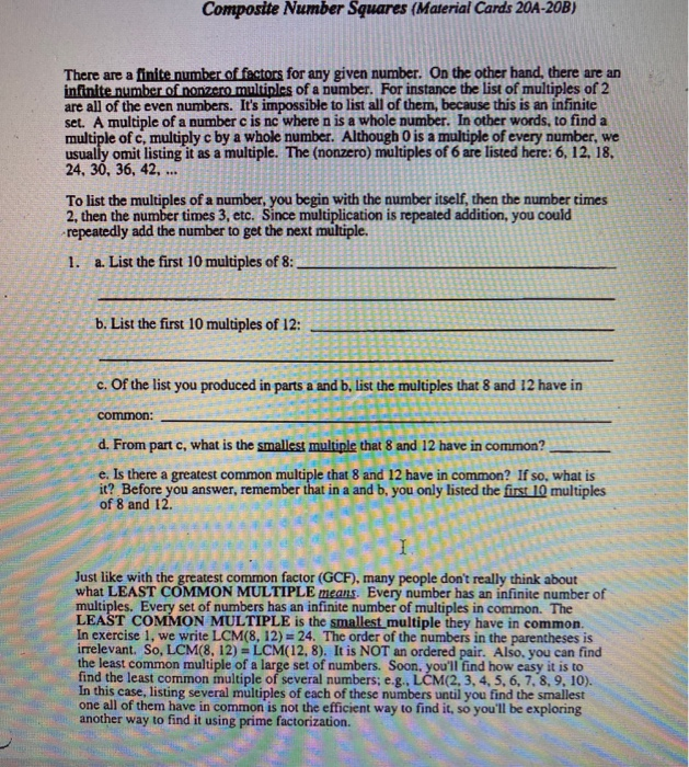 Solved Build the least common multiple of A, B, and C using | Chegg.com