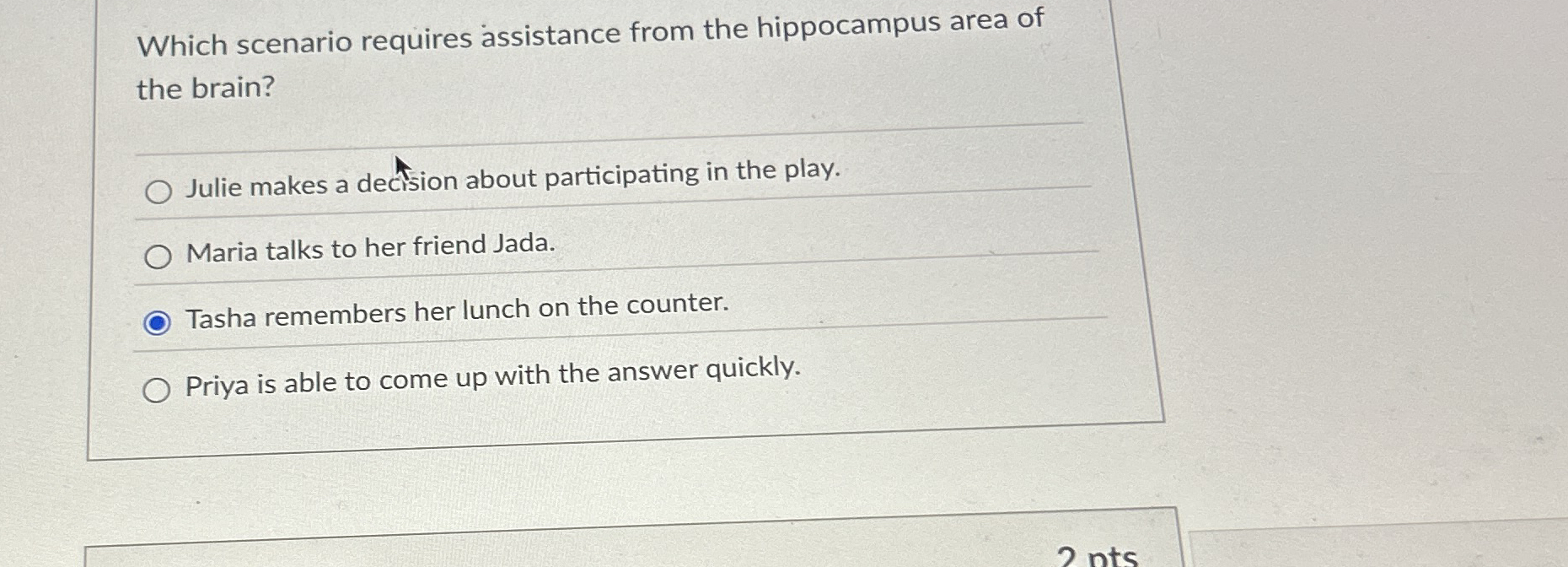 Solved Which scenario requires assistance from the | Chegg.com