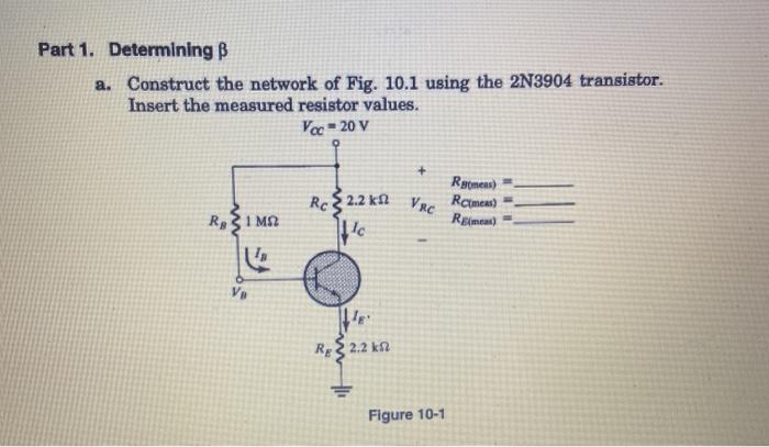 Solved Part 1. Determining B a. Construct the network of | Chegg.com