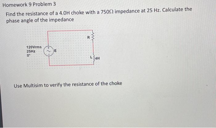 Solved Homework 9 Problem 1 An Inductor Connected To A 120v