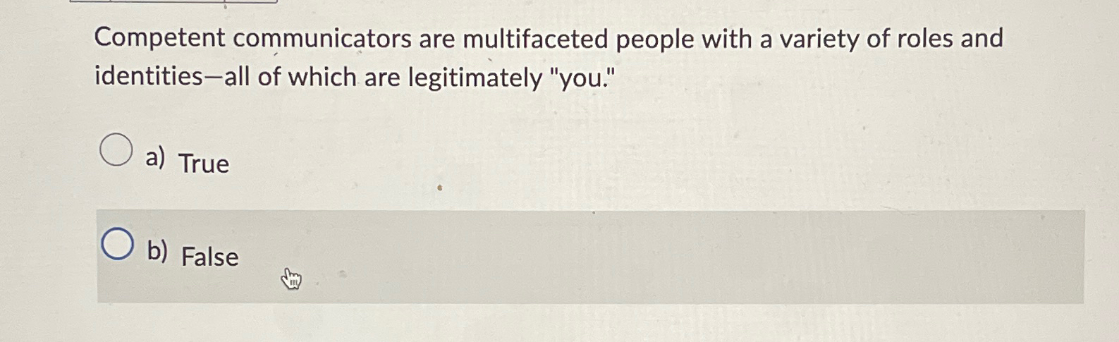 Solved Competent communicators are multifaceted people with | Chegg.com