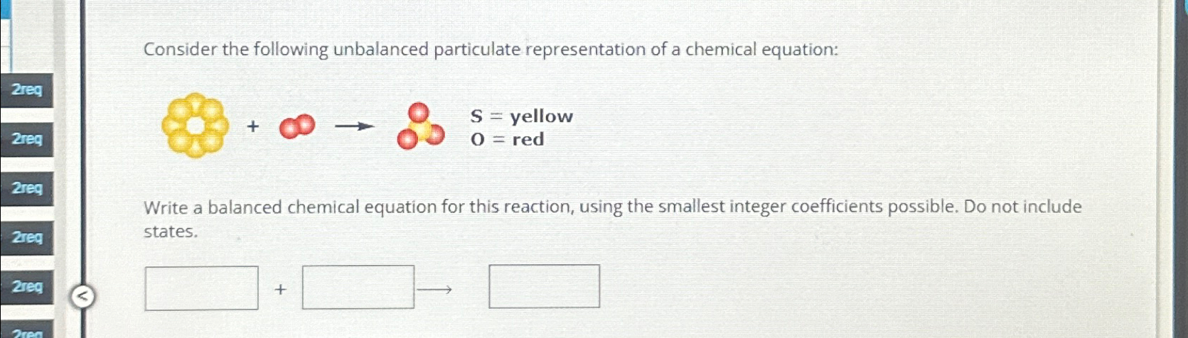 Solved Consider the following unbalanced particulate | Chegg.com