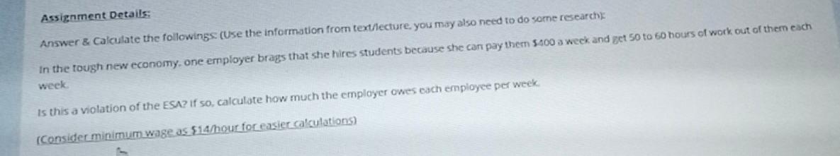 Solved Assignment Details: Answer & Calculate the followings | Chegg.com