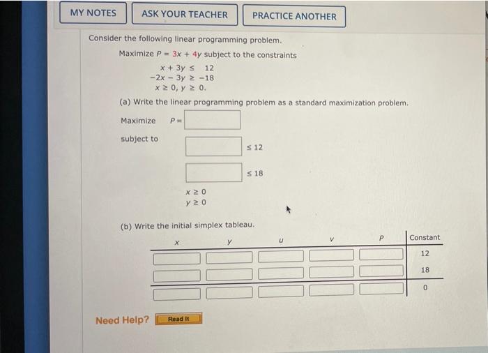 Solved MY NOTES ASK YOUR TEACHER PRACTICE ANOTHER Consider | Chegg.com