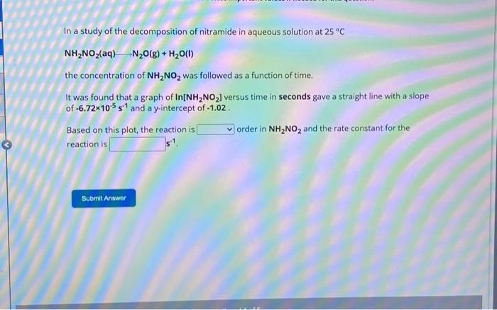 Solved In a study of the decomposition of hydrogen iodide on | Chegg.com