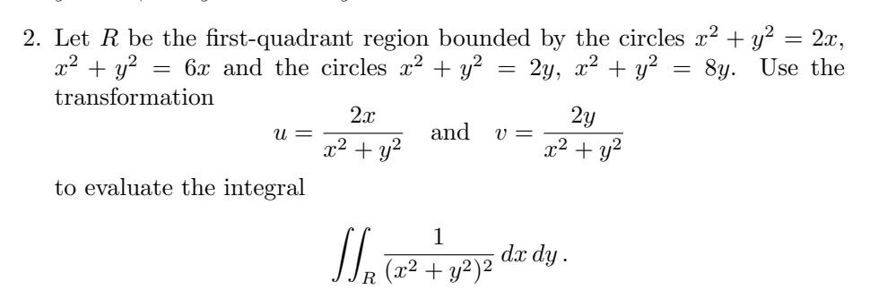 Solved Let R be the first-quadrant region bounded by the | Chegg.com