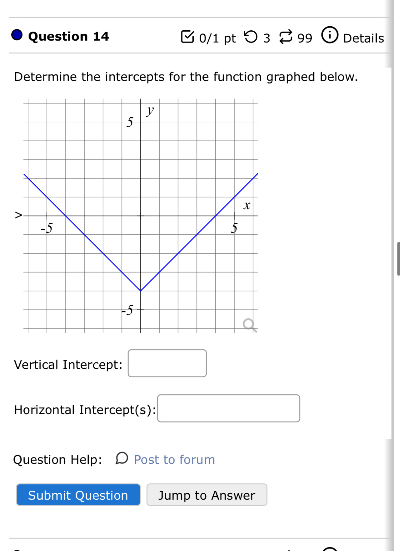 Solved Question 14⊠01 ﻿pt 『 ?99DetailsDetermine the | Chegg.com